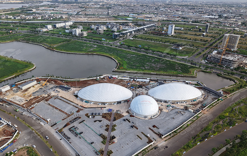 Spike Airdome Project in Jakarta, Indonesia - Qspace (Jiangsu) Air ...