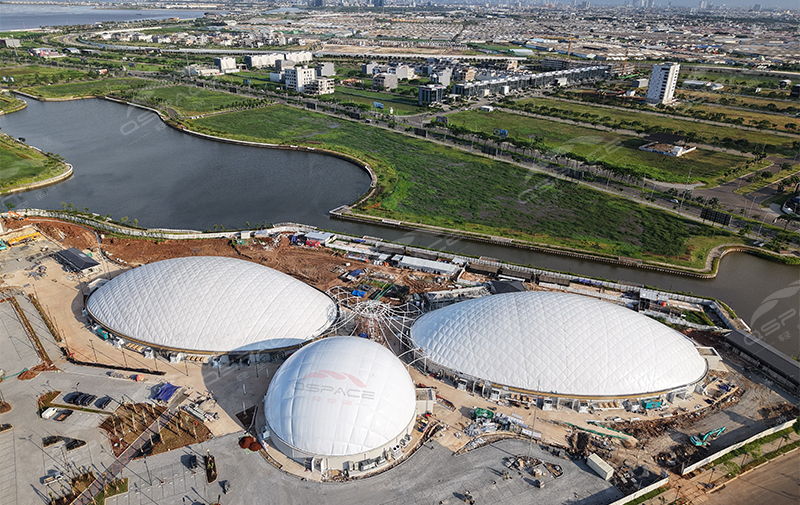 Spike Airdome Project in Jakarta, Indonesia - Qspace (Jiangsu) Air ...