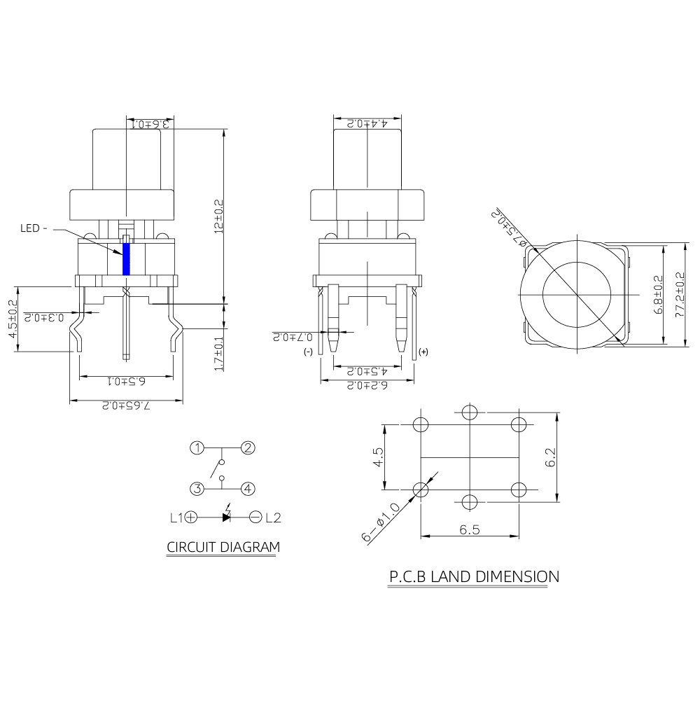 Tact Switch LED Series LS635 China Manufacturers - - Yueqing Kejian ...