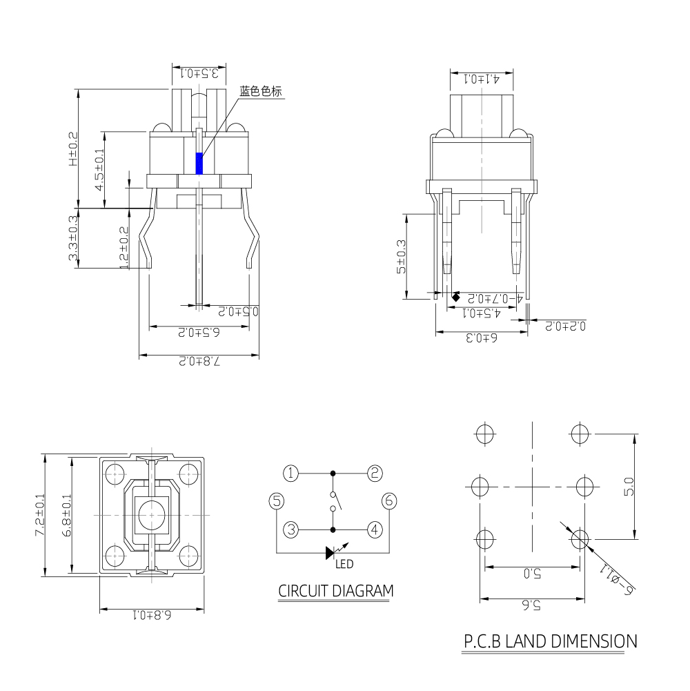 Tact Switch LED Series LS633 China Manufacturers - - Yueqing Kejian ...