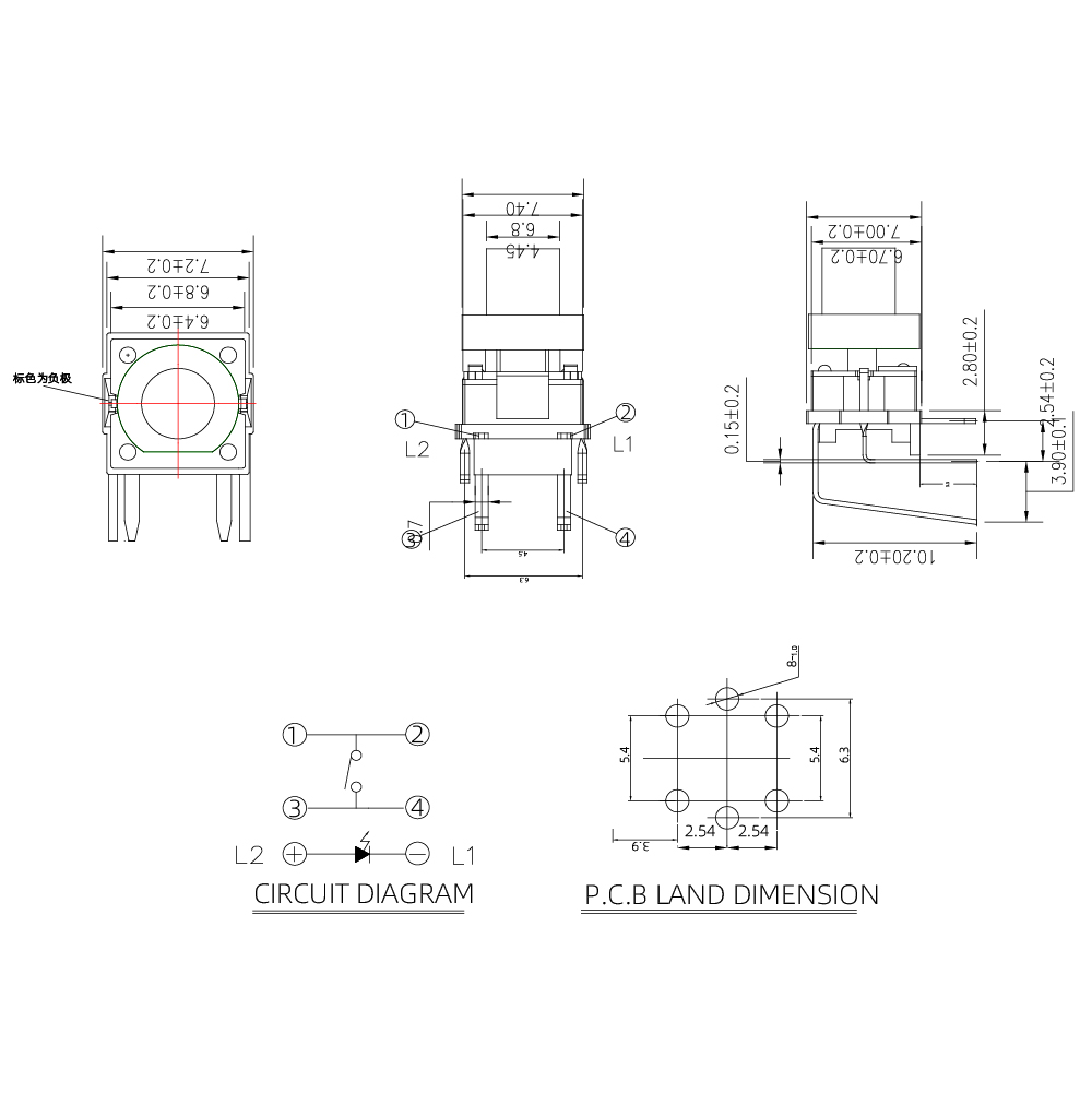 Tact Switch LED Series LS637 China Manufacturers - Yueqing Kejian ...
