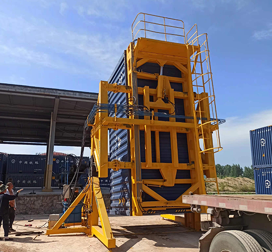Single-Lane Container Tipper China Manufacturers - Shandong Longhui ...